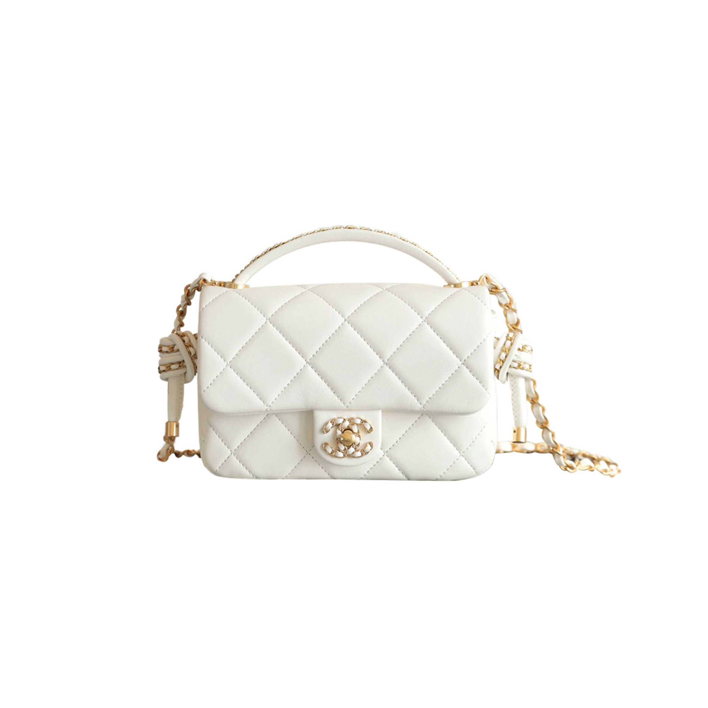 Ch*el Flap Bag With Top Handle As5316 (18*12*6cm) - Savebullet.shop